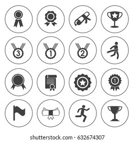 Winner Icons Stock Vector (Royalty Free) 632674307 | Shutterstock
