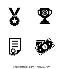 Winner Icons Set Stock Vector (Royalty Free) 750267739 | Shutterstock