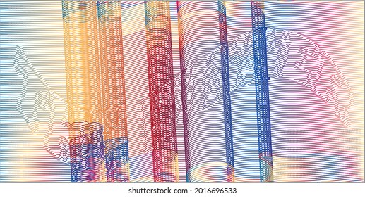 Winner Letter Illustration Vector Rainbow Color Stock Vector (Royalty ...