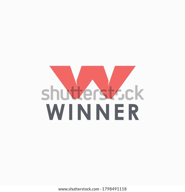 Winner Logo Vector Templates Symbols Stock Vector (Royalty Free ...
