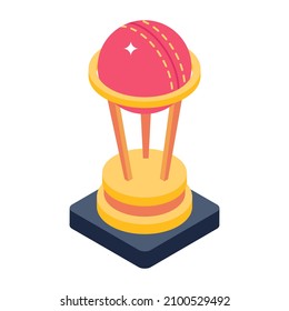 Winning Standing Position Isometric Icon Podium Stock Vector (Royalty ...