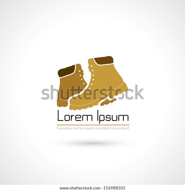 Winter Men Boots Vector Illustration Stock Vector (Royalty Free ...