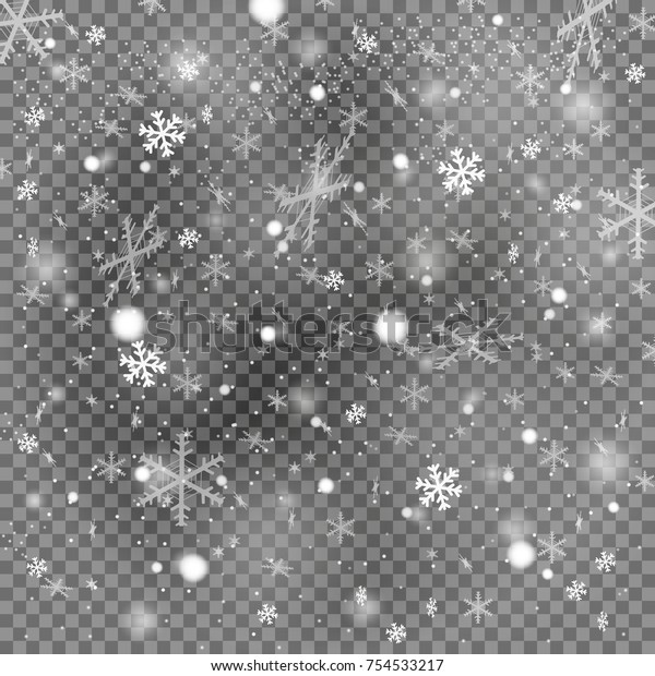 Winter Snow Transparent Background: เวกเตอร์สต็อก (ปลอดค่าลิขสิทธิ์ ...