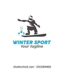 Winter Sport Logo Vector Stock Vector (Royalty Free) 1015404406 ...