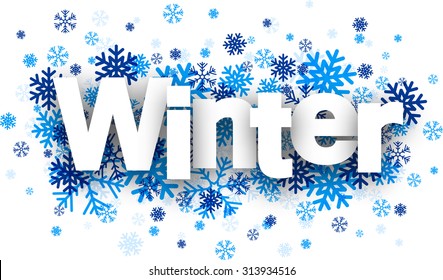 January Sign Snowflakes Vector Illustration Stock Vector (Royalty Free ...
