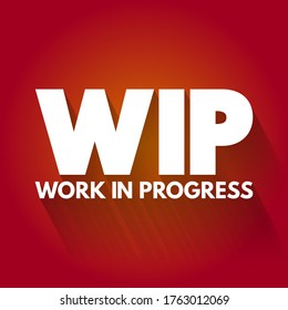 Wip Stock Vectors, Images & Vector Art | Shutterstock