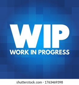 Wip: vectores, imágenes y arte vectorial de stock | Shutterstock