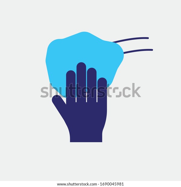 Wipe Vector Icon Wiping Towel Cleaning Stock Vector (Royalty Free ...