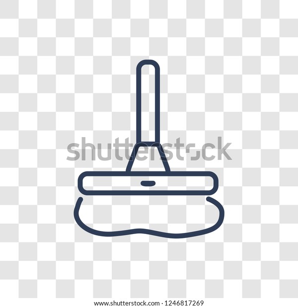 Wiper Icon Trendy Linear Wiper Logo Stock Vector (Royalty Free ...