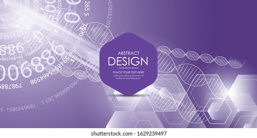 Wire Frame Dna Molecules Structure Mesh Stock Vector (Royalty Free ...