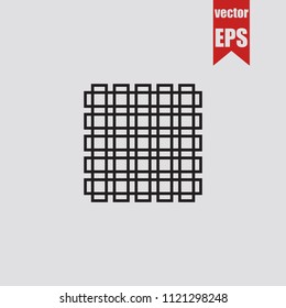 Wire Mesh Icon Trendy Isolated On Stock Vector (Royalty Free ...