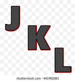 Wire Mesh Letters Stock Vector (Royalty Free) 441982081 | Shutterstock