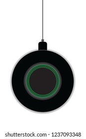 Wireless Charging Concept Vector Illustration Stock Vector (Royalty ...