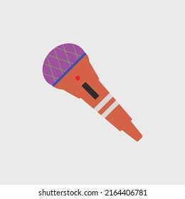 Wireless Microphone Vector Illustration Stage Mike Stock Vector ...