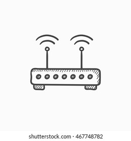 4,756 Wifi sketch Images, Stock Photos & Vectors | Shutterstock