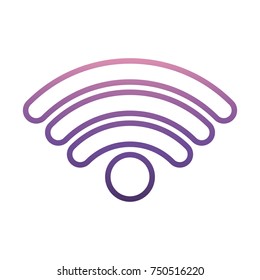 Wireless Sign Icon Stock Vector (Royalty Free) 750516220 | Shutterstock