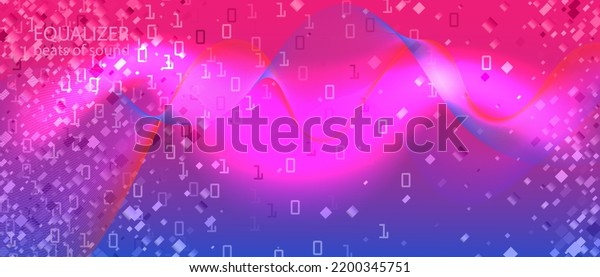Wireless Tech Vector Wallpaper Cyber Futuristic Stock Vector (Royalty ...