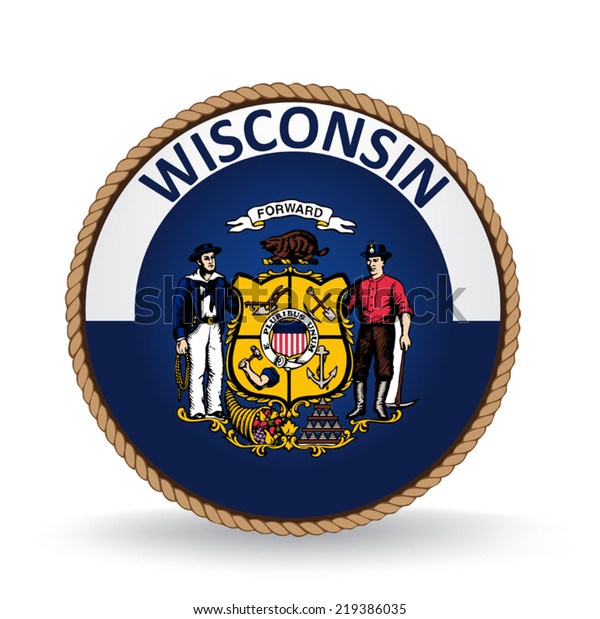 Wisconsin Seal Stock Vector (Royalty Free) 219386035 | Shutterstock