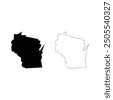 3,782 Wisconsin State Outline Royalty-Free Images, Stock Photos ...