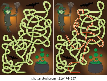 474 Witch Maze Images, Stock Photos & Vectors | Shutterstock
