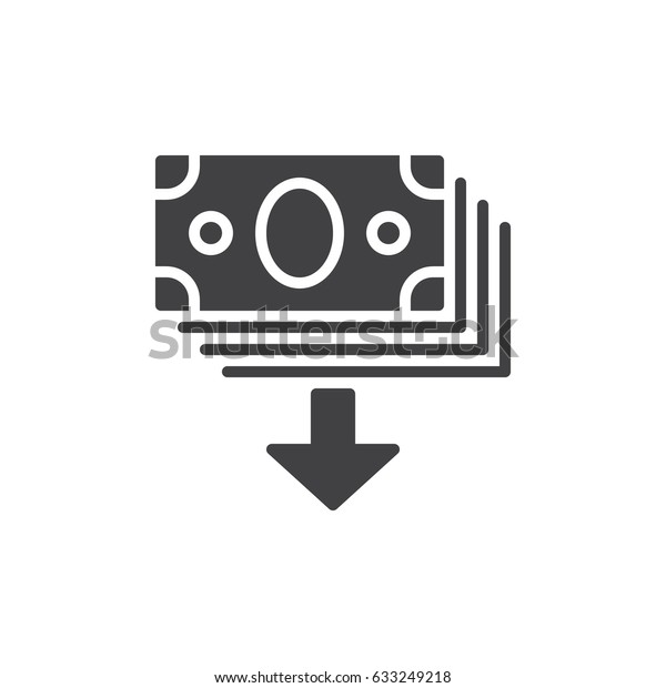 Withdraw Funds Request Money Icon Vector Stock Vector (Royalty Free ...