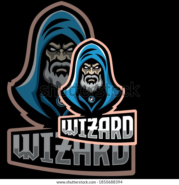 Wizard Esport Gaming Mascot Logo Vector Stock Vector (Royalty Free ...