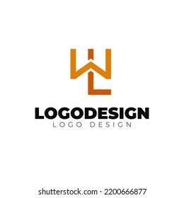 Wl Letter Logo Design W L Stock Vector (Royalty Free) 2200666877 ...
