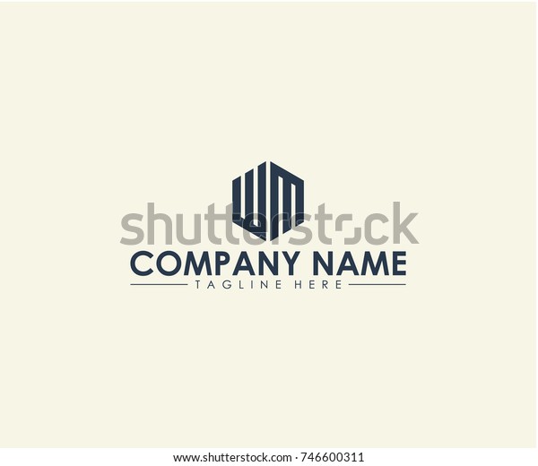 Wm Logo Design Stock Vector (Royalty Free) 746600311 | Shutterstock