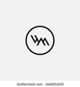WM 로고 설계 및 서명 스톡 벡터(로열티 프리) 1660016245 | Shutterstock