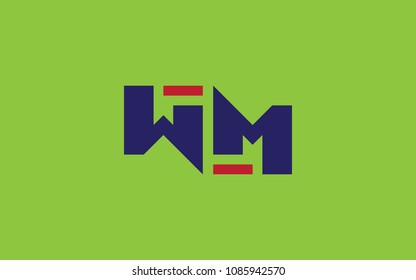 Wmj Vector Logo Design Mwj Creative Stock Vector (Royalty Free ...