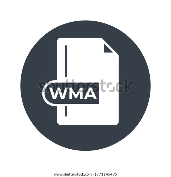 Wma File Format Icon Wma Extension Stock Vector (Royalty Free ... Wma File Format Icon Wma Extension Stock Vector (Royalty Free ...