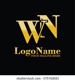 Wn Logo Stock Vector (Royalty Free) 575763031 | Shutterstock