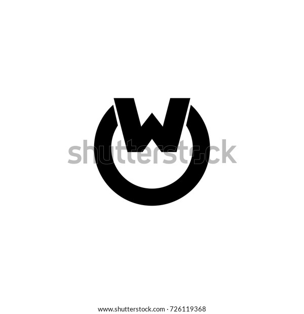 Wo Letter Vector Logo Stock Vector (Royalty Free) 726119368 | Shutterstock