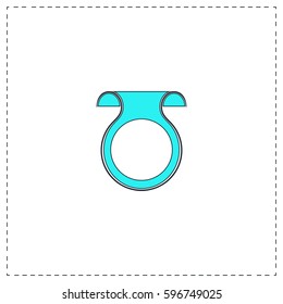 Wobbler Outline Vector Icon Black Editable Stock Vector (Royalty Free ...