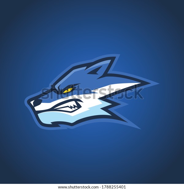 Wolf Esports Logo Templates Stock Vector (Royalty Free) 1788255401 ...