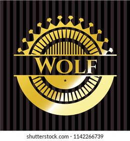 Wolf Gold Emblem Stock Vector (Royalty Free) 1142266739 | Shutterstock