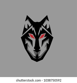 Iron Wolf Logo Stock Vector (Royalty Free) 1761693368