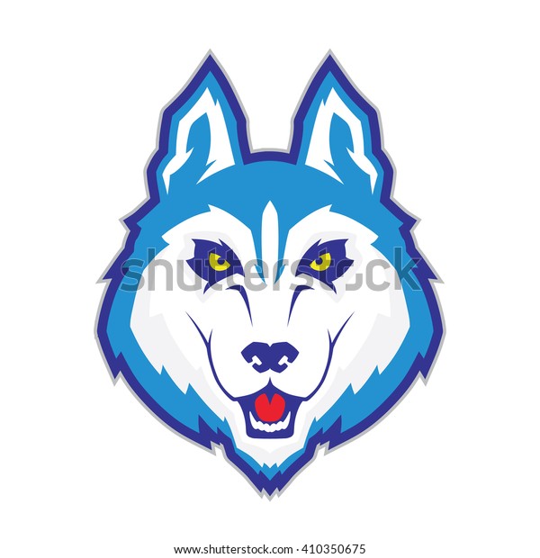 Wolf Head Mascot Stock Vector (Royalty Free) 410350675 | Shutterstock