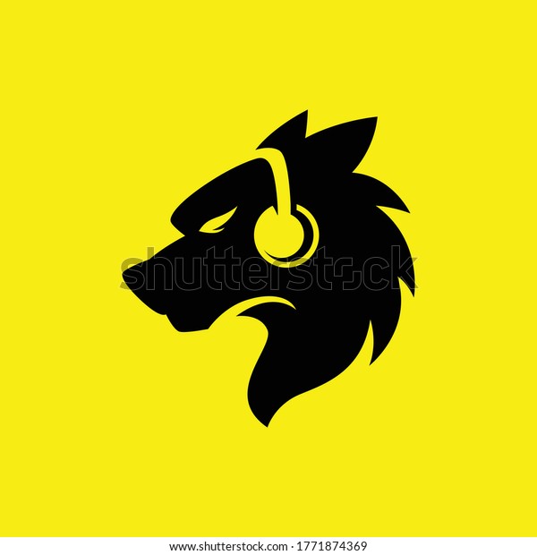 Wolf Headset Mascot Gaming Esport Logo Stock Vector (Royalty Free ...