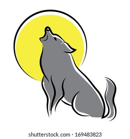 Wolf Symbol Illustration Stock Vector (Royalty Free) 169483823 ...