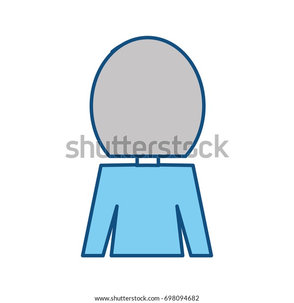 Woman Back Cartoon Stock Vector (Royalty Free) 698094682 | Shutterstock