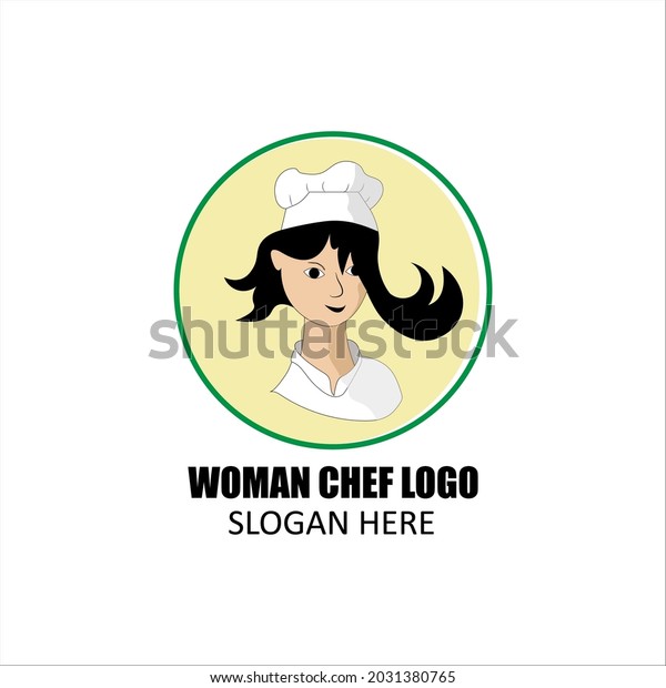 Woman Chef Circle Logo Suitable Restaurant Stock Vector (Royalty Free ...