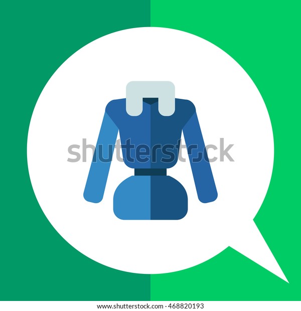 Woman Down Jacket Icon Stock Vector (Royalty Free) 468820193 | Shutterstock