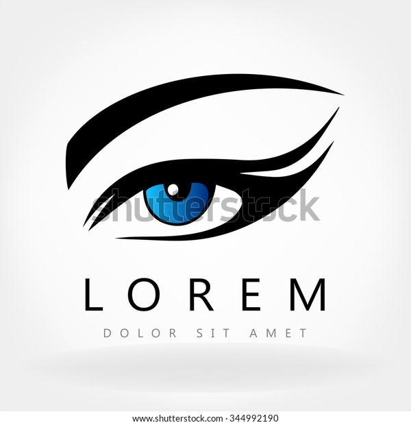 Woman Eye Logo Stock Vector (Royalty Free) 344992190 | Shutterstock