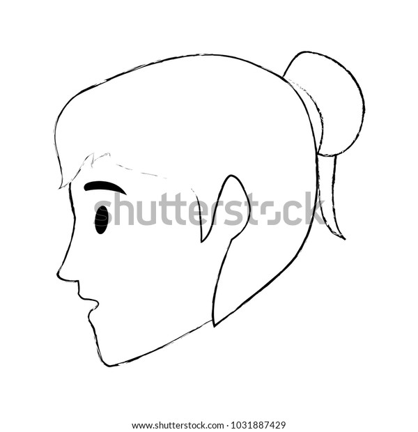 Woman Head Cartoon Stock Vector (Royalty Free) 1031887429 | Shutterstock