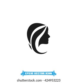 Woman Icon Vector Stock Vector (Royalty Free) 424953223 | Shutterstock