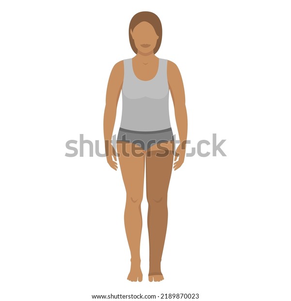 Woman Medical Compression Stocking Vector Illustration Stock Vector ...