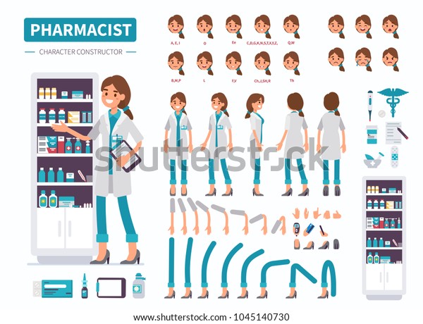 Vector de stock (libre de regalías) sobre Carácter farmacéutico ...