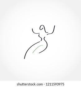 Woman Simple Icon Vector Stock Vector (Royalty Free) 1211593975 ...