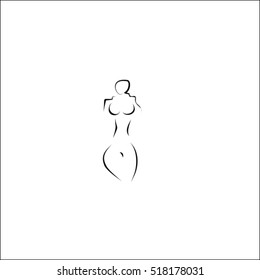Matriarchy Archeology Female Symbol Great Mother: vector de stock ...